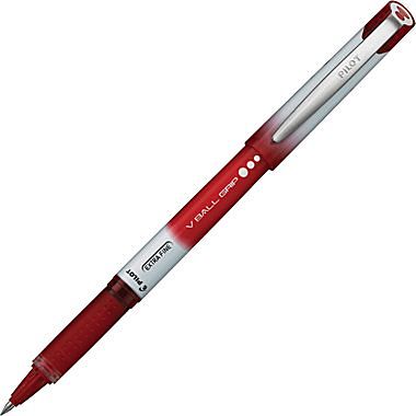 Pilot Pens VBall Grip 0.5mm Extra-Fine Red - Pens, Fountain Pens ...