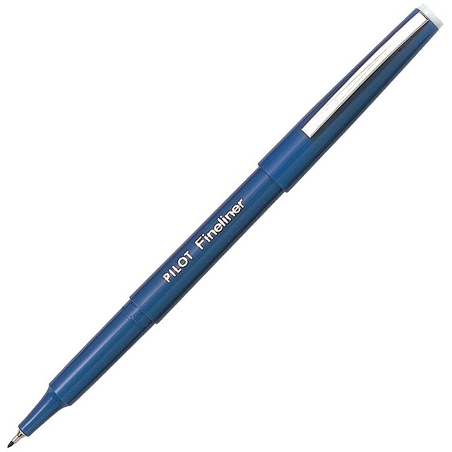 Pilot FineLiner Blue 0.7mm Fine Marker Pen - Pens, Fountain Pens ...