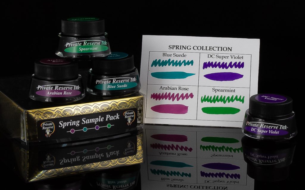 PRIVATE RESERVE INK SPRING SAMPLE PACK - Pens, Fountain Pens, Writing ...