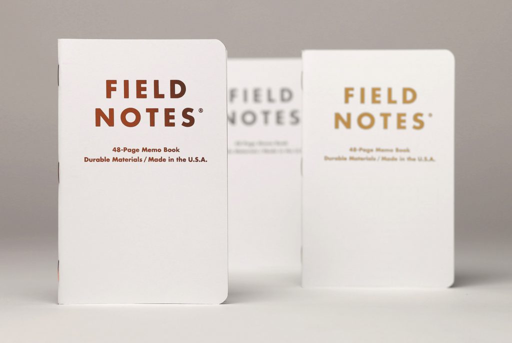 FIELD NOTES GROUP ELEVEN - gilded page edges; dot grid notebooks