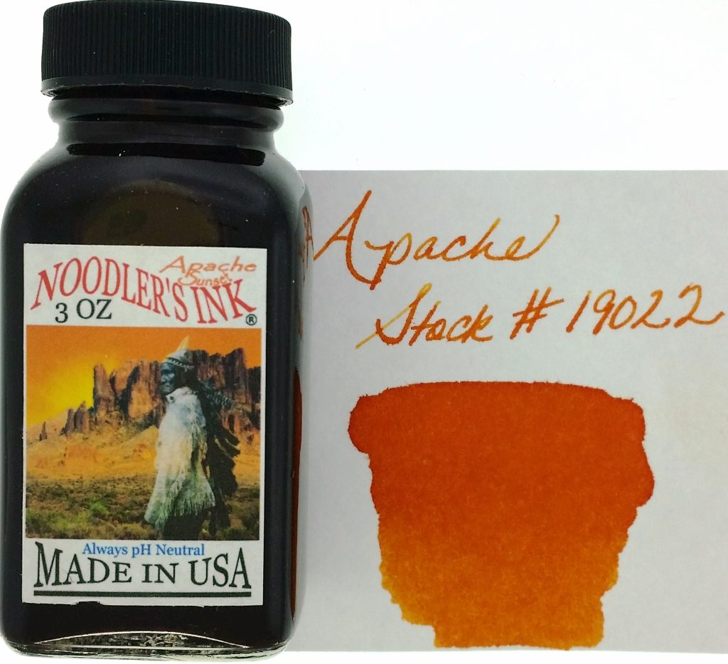 NOODLERS INK APACHE SUNSET ~ a sunset orange/yellow color