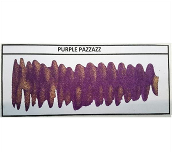 DIAMINE PURPLE PAZZAZZ SHIMMER INK purple ink with gold shimmer
