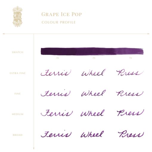 FERRIS WHEEL PRESS 85ml GRAPE ICE POP INK
