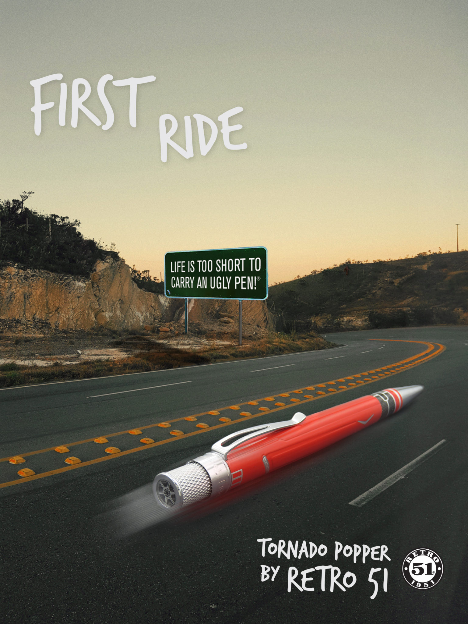 RETRO 51 FIRST RIDE LIMITED EDITION TORNADO POPPER