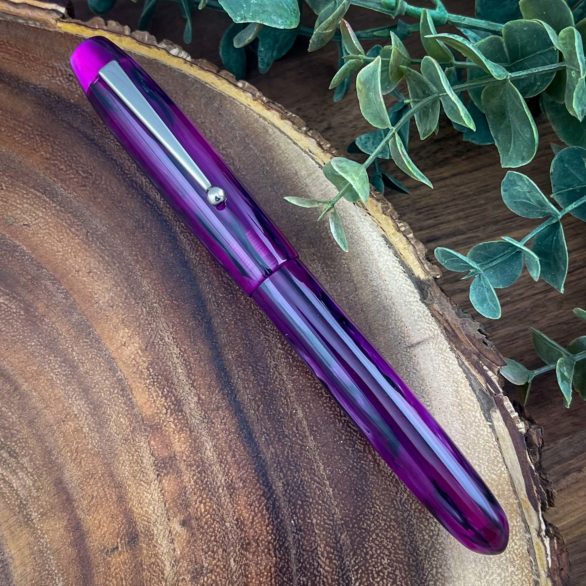 EDISON PEN CO. COLLIER ANCIENT ORCHID FOUNTAIN PEN